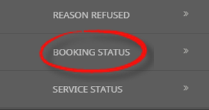 Booking Status