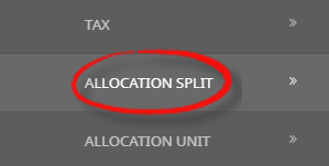 Setting Up Allocations