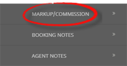Markup / Commission