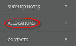 Adding a New Allocation