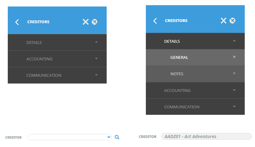 About the Tourplan-NX Menu