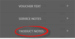 Product Notes