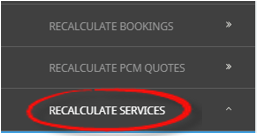 Recalculate Services