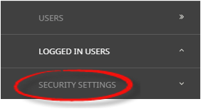Security Settings